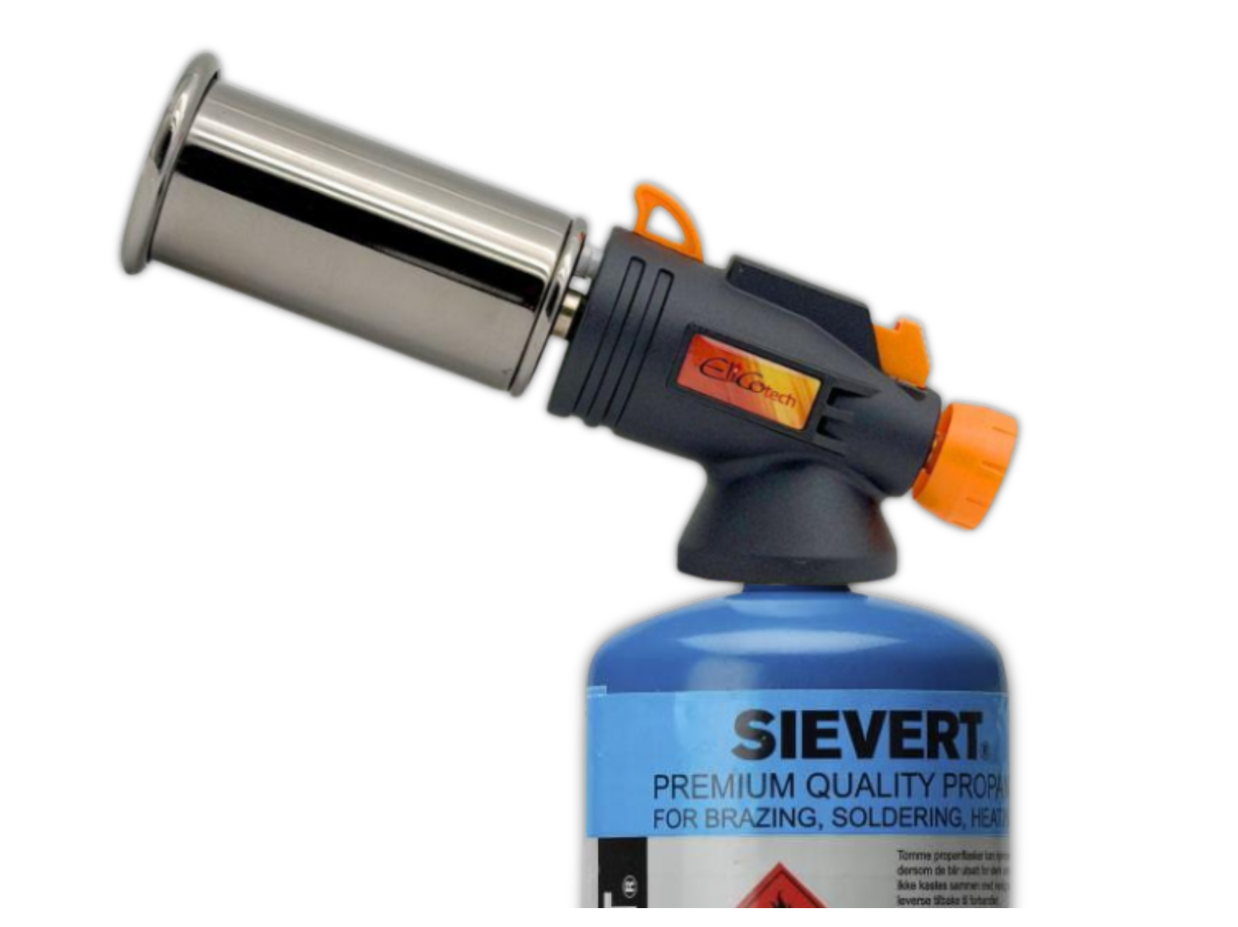 Palnik do podgrzewania i opalania + 2x kartusz Mapp Sievert Propane GAZ ...